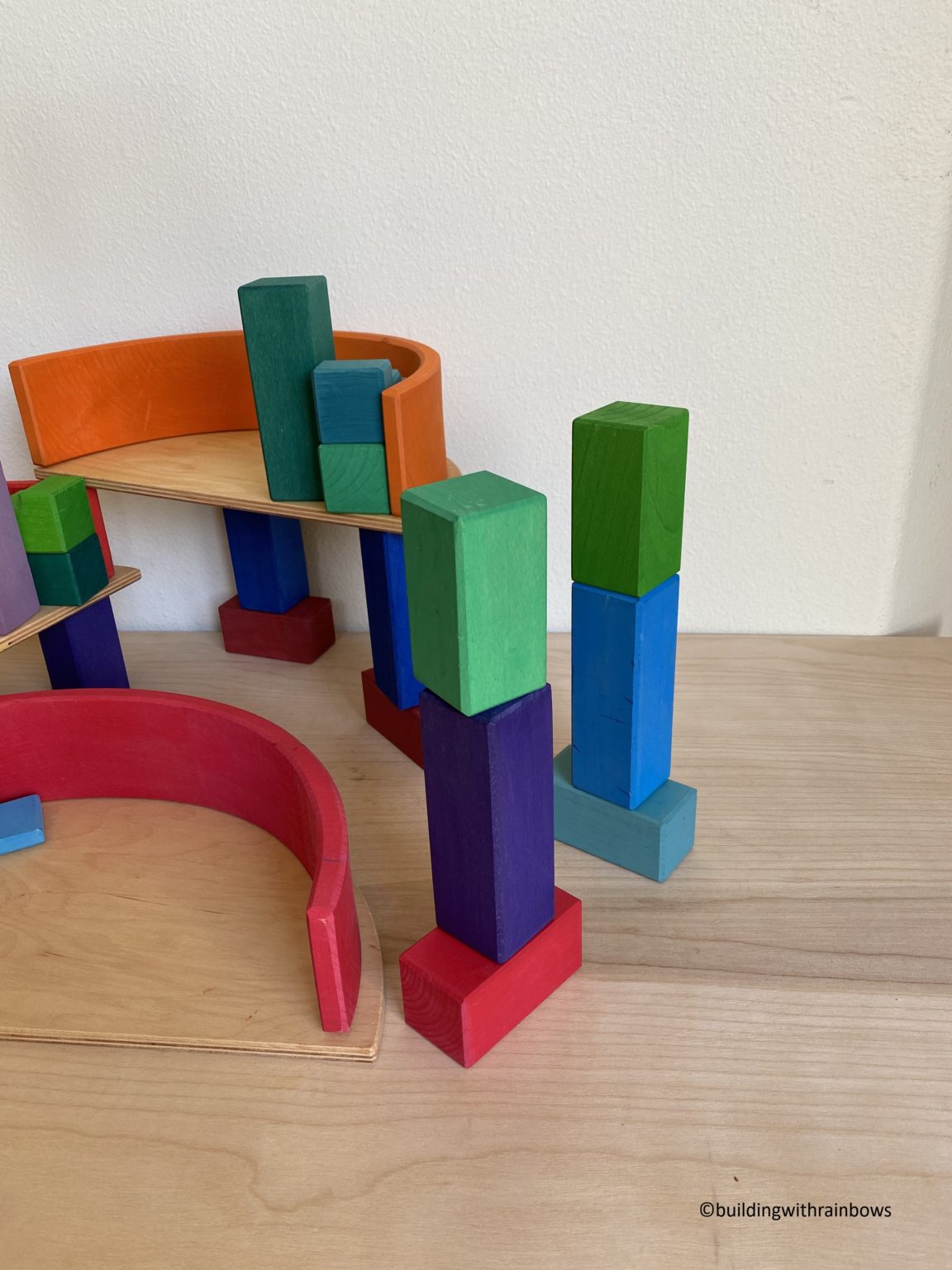 Rainbow Steps Ball Run – Building With Rainbows