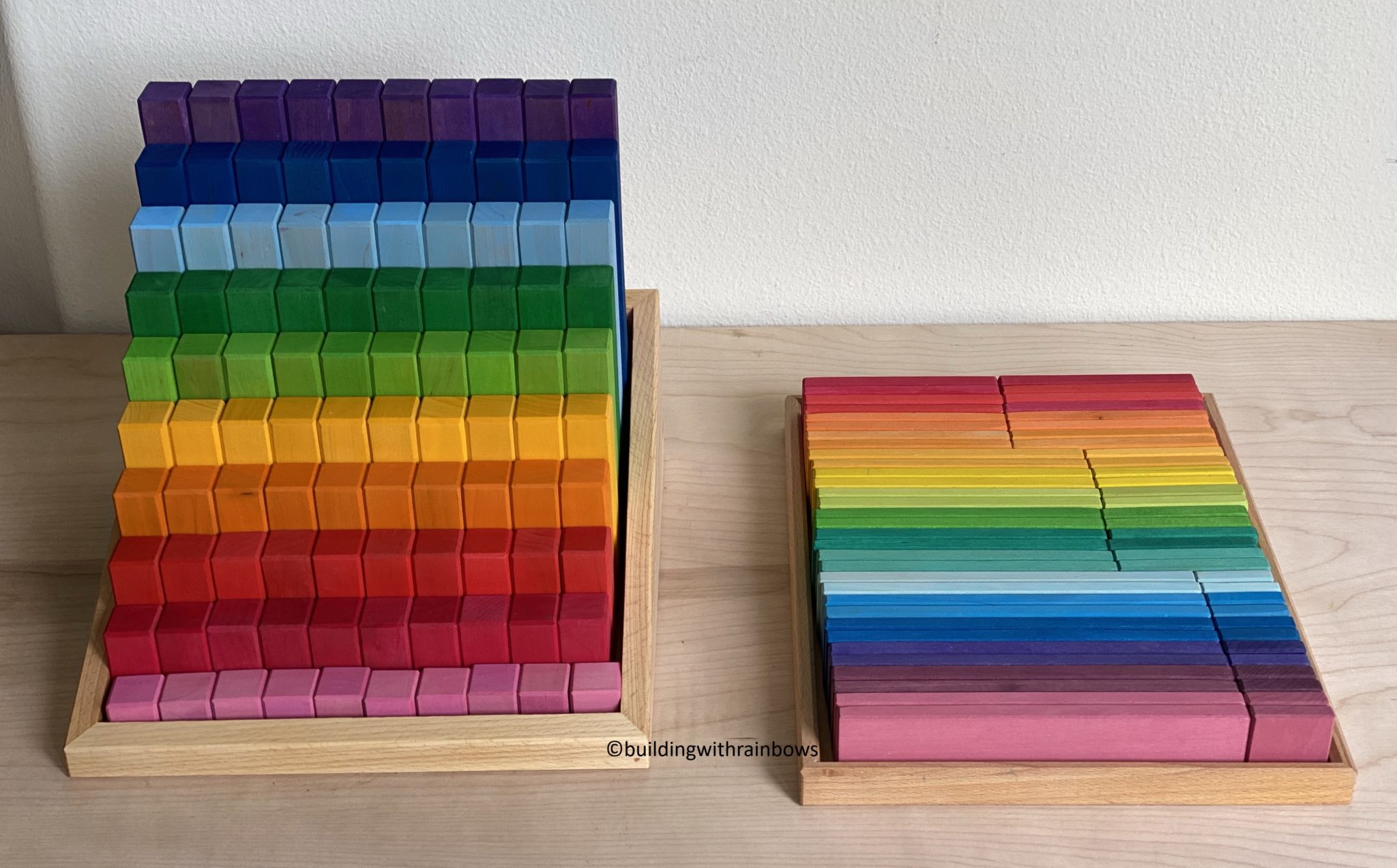 Stepped Blocks Size Comparison: Bauspiel, Grimms, Gluckskafer ...