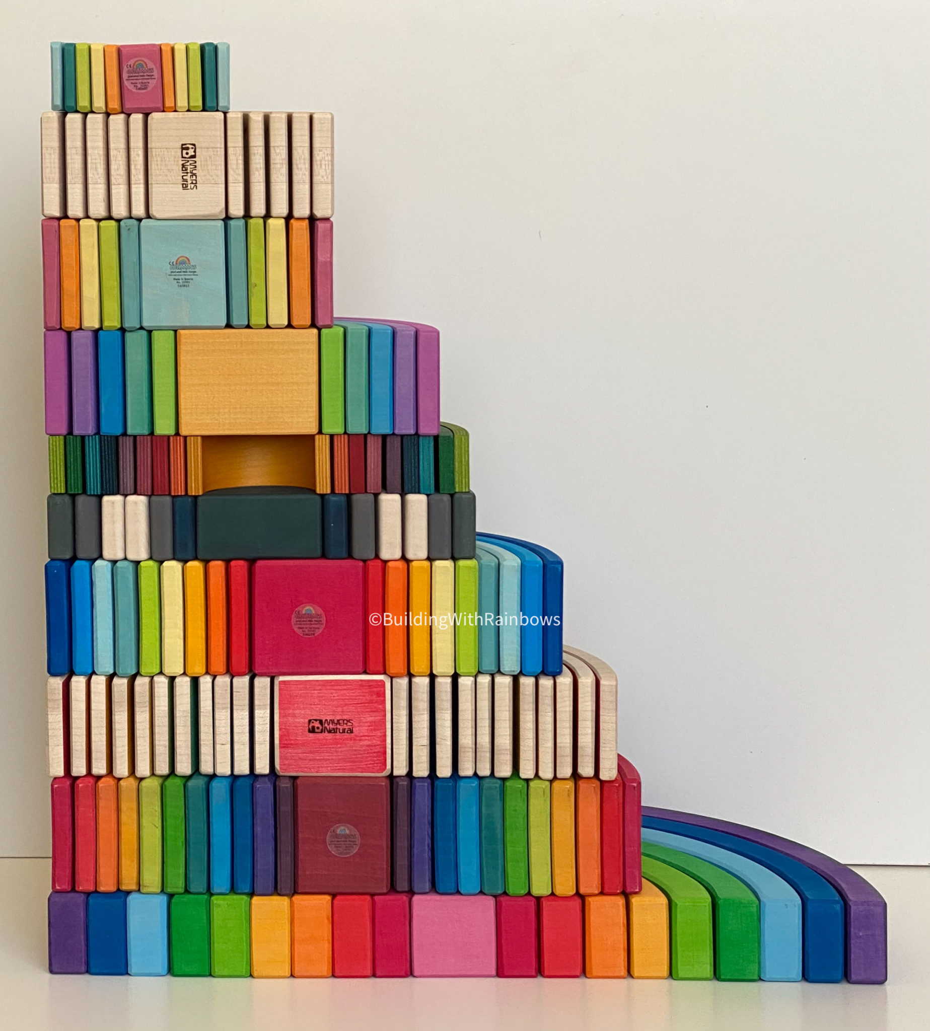 Choosing a Wooden Rainbow Stacker – Part 2 – Building With Rainbows