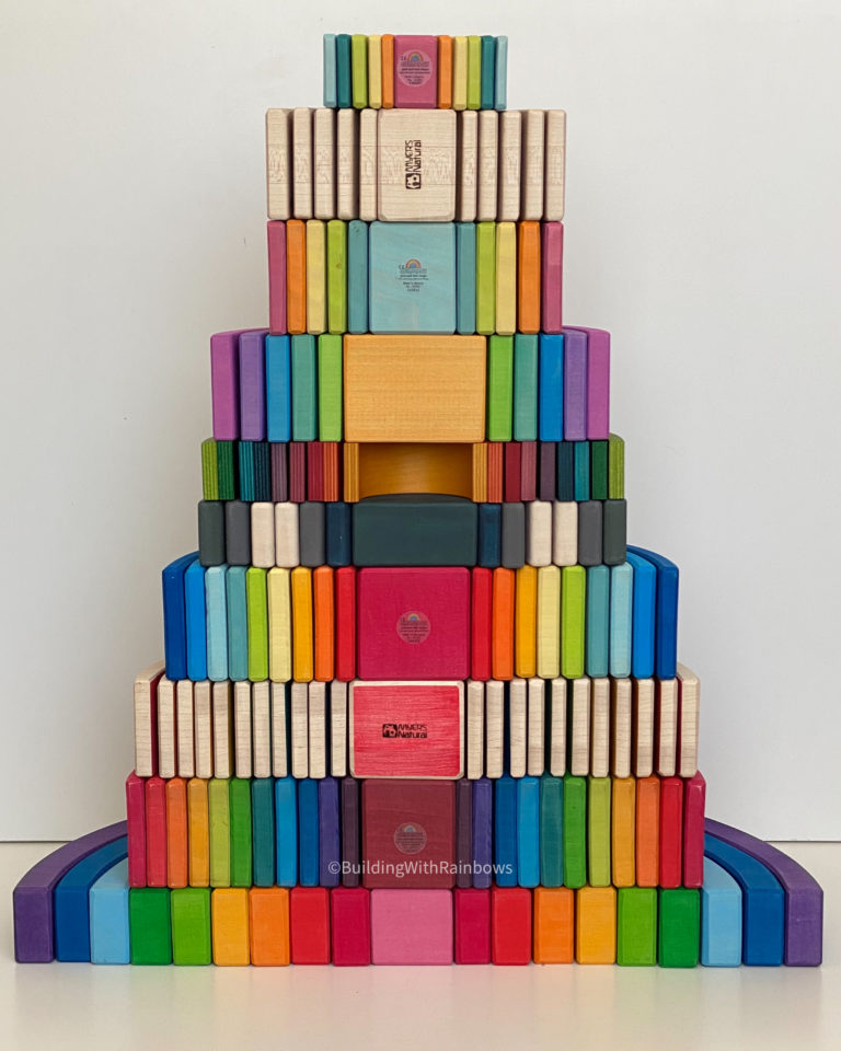Choosing a Wooden Rainbow Stacker – Part 2 – Building With Rainbows
